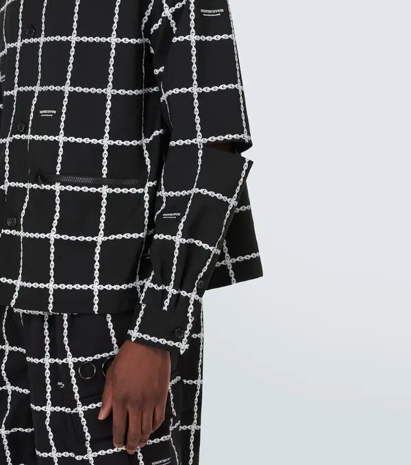 Undercover Printed Wool-blend Overshirt