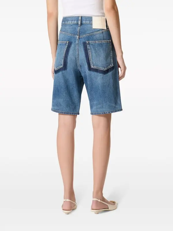 Valentino Garavani Reserve Denim Bermuda Shorts