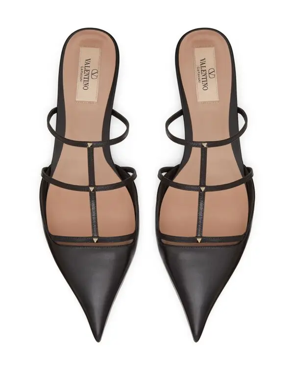 Valentino Garavani 20mm Rockstud Wispy Mules