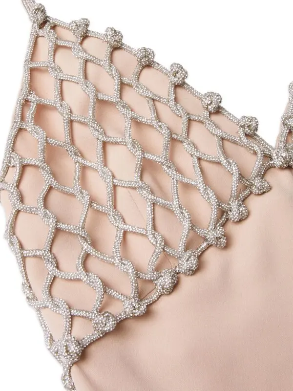 Valentino Garavani Cady Couture Embroidered Maxi Dress
