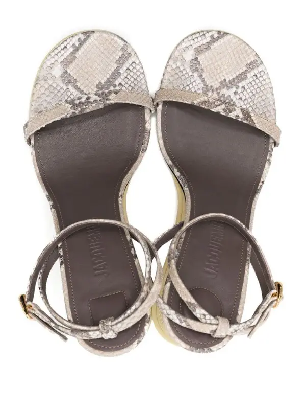 Jacquemus Les Doubles 120mm Sandals