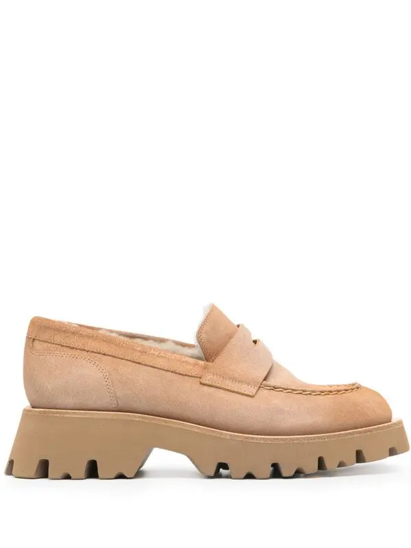 Santoni Penny Loafers