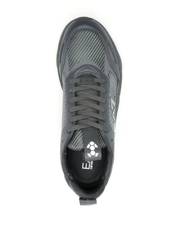 EA7 Logo-print Panelled Sneakers