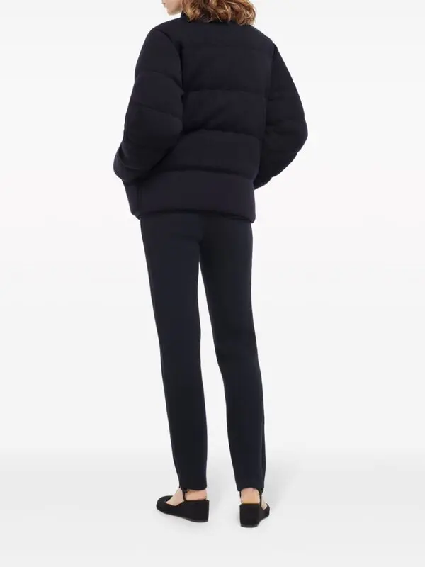BARRIE Cashmere Puffer Jacket - Black