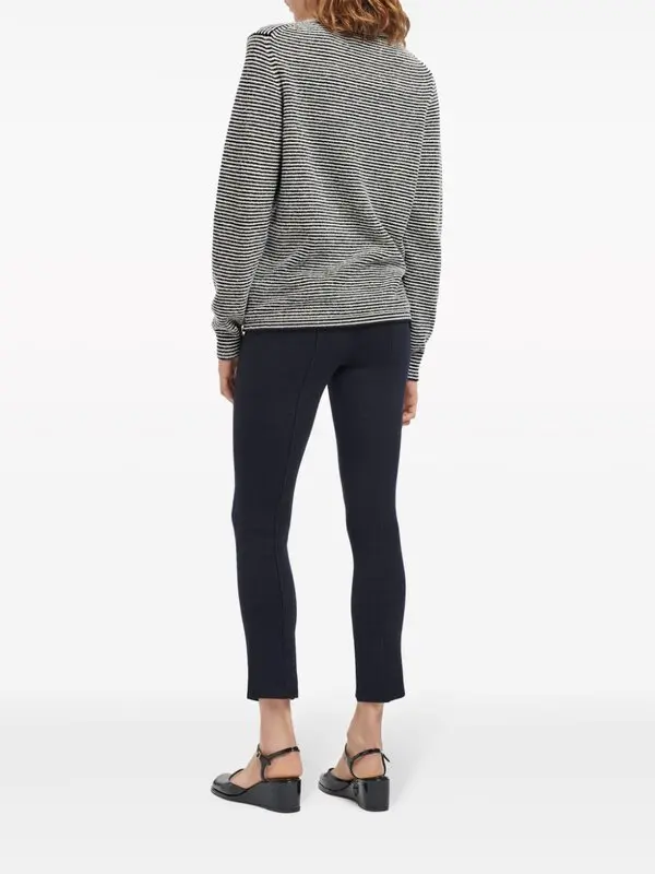 BARRIE X Sofia Coppola Cropped Knitted Leggings - Blue