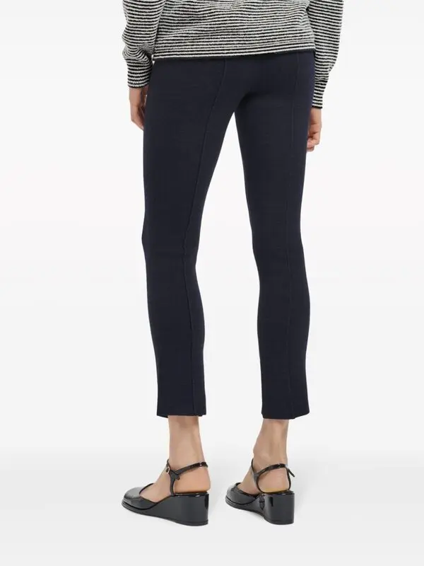 BARRIE X Sofia Coppola Cropped Knitted Leggings - Blue