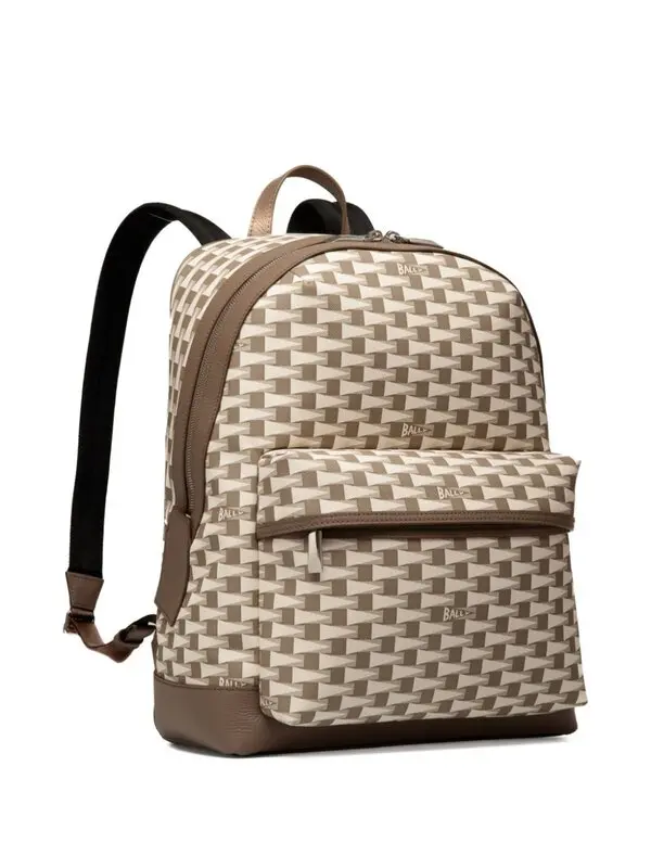 Bally Graphic-print Faux-leather Backpack