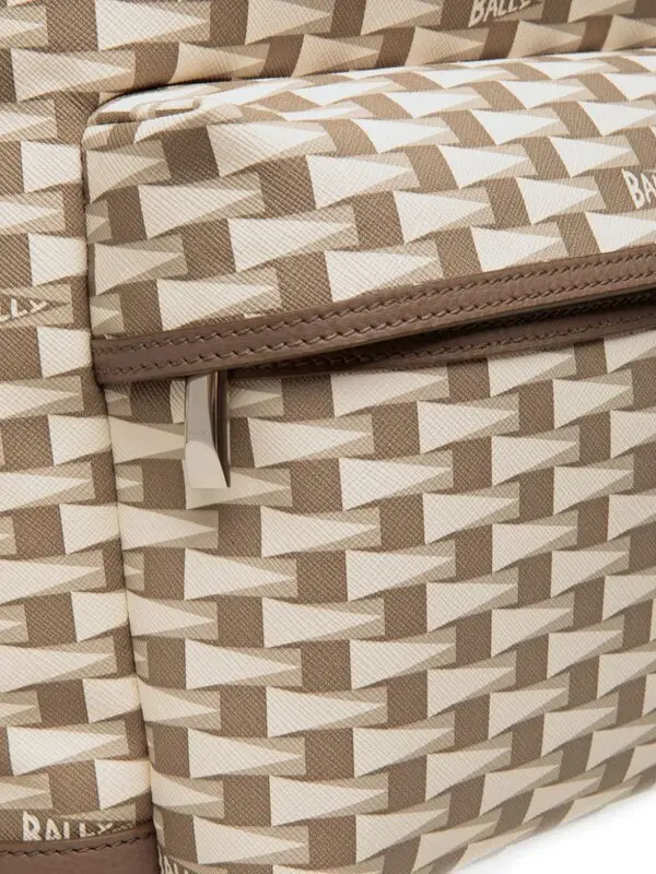Bally Graphic-print Faux-leather Backpack