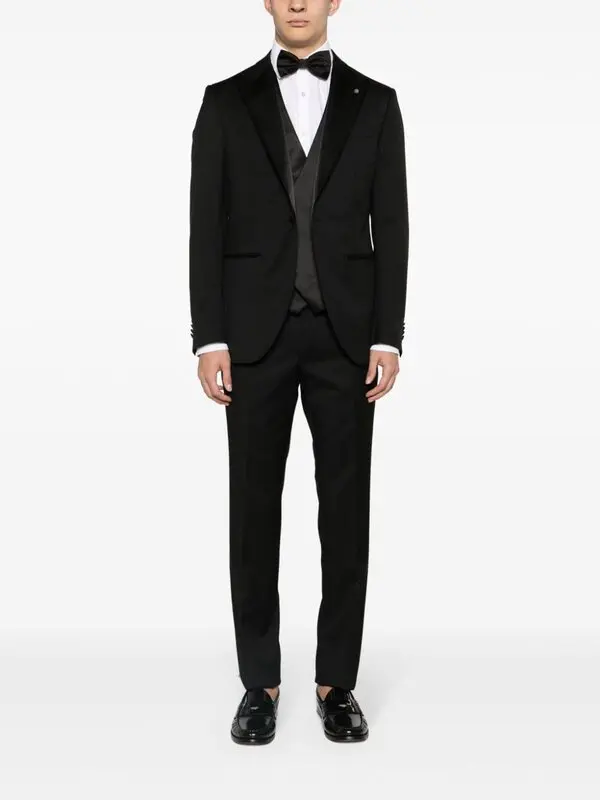 LUIGI BIANCHI MANTOVA Single-breasted Three-piece Suit