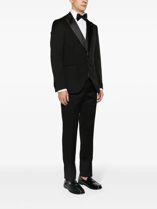 LUIGI BIANCHI MANTOVA Single-breasted Three-piece Suit
