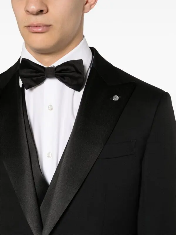 LUIGI BIANCHI MANTOVA Single-breasted Three-piece Suit
