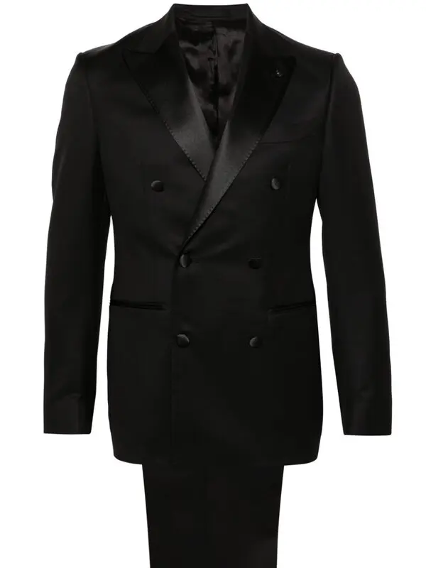 LUIGI BIANCHI MANTOVA Peak-lapels Double-breasted Suit