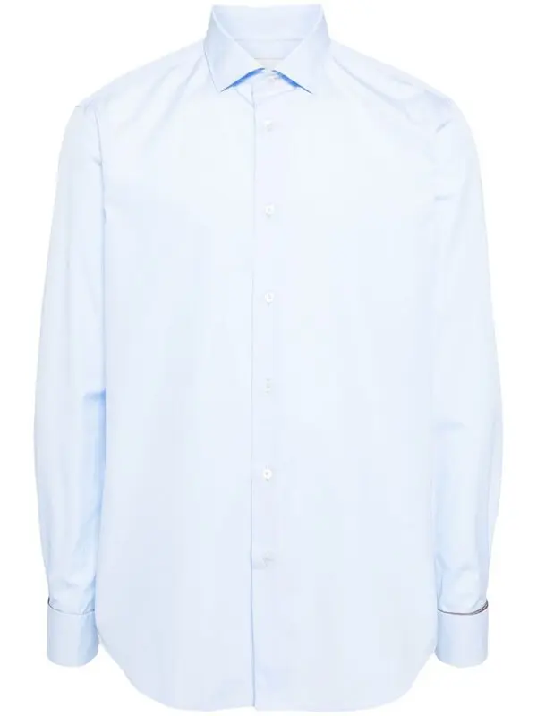 Paul Smith Cotton Poplin Buttoned Shirt