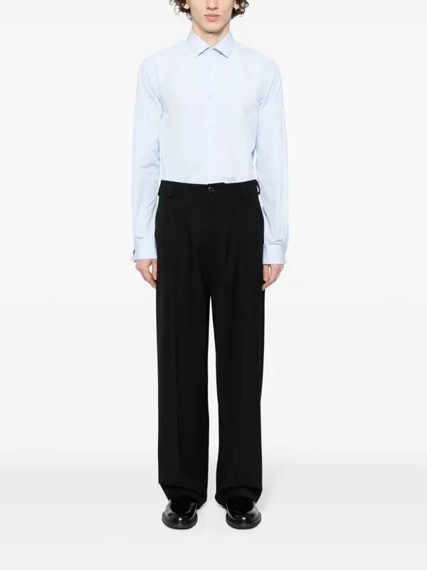 Paul Smith Cotton Poplin Buttoned Shirt