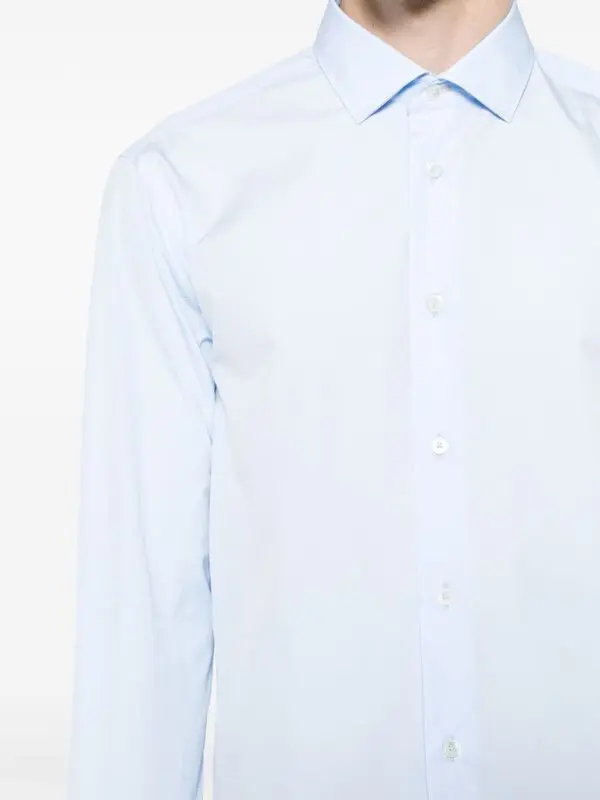 Paul Smith Cotton Poplin Buttoned Shirt