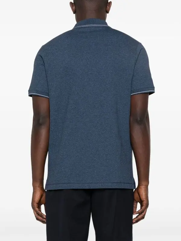 Paul & Shark Logo-patch Cotton Polo Shirt