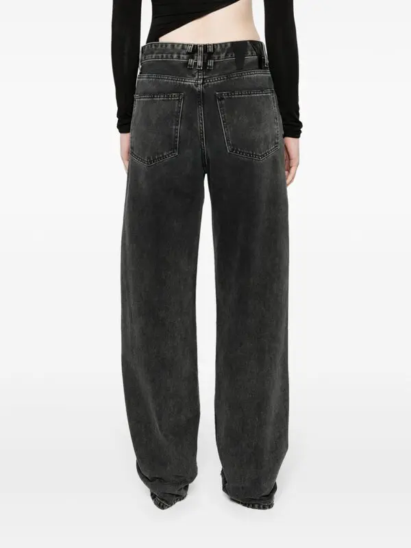 DARKPARK Karen Distressed Tapered Jeans - Grey