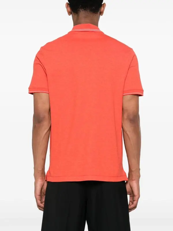 Paul & Shark Logo-patch Cotton Polo Shirt