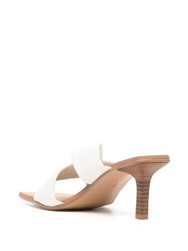 Senso Mila 80mm Leather Mules - White