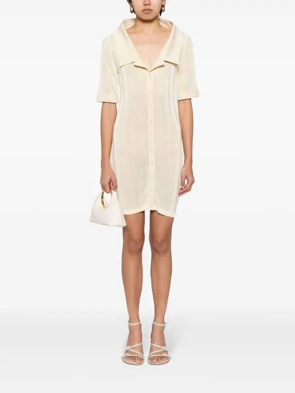Jacquemus La Mini Robe Manta Dress - Yellow