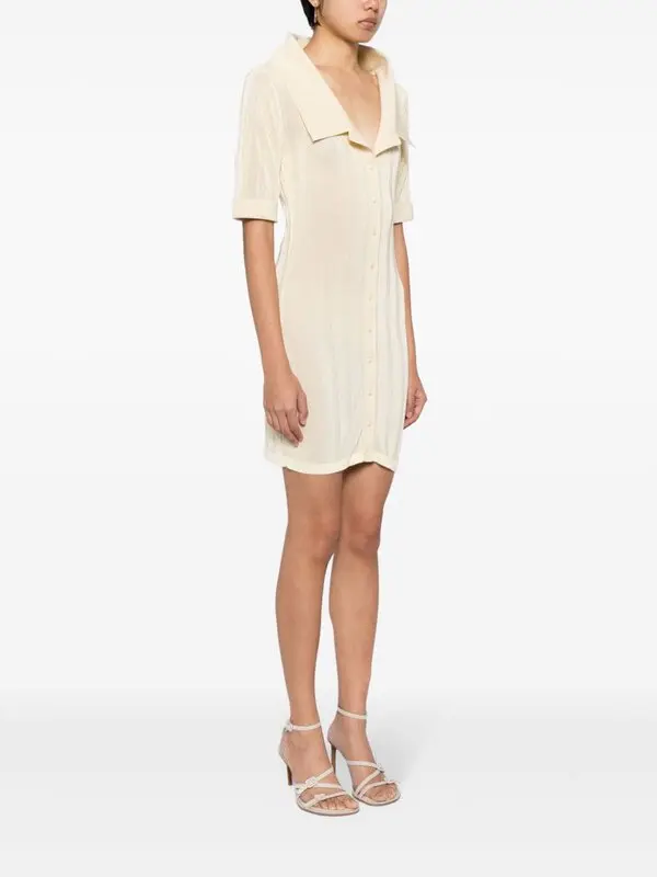 Jacquemus La Mini Robe Manta Dress - Yellow