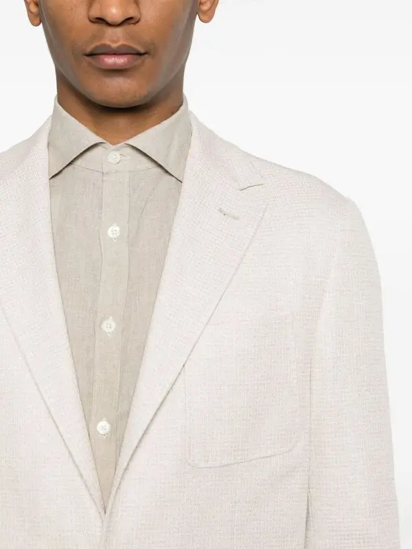 Canali Mélange-effect Blazer