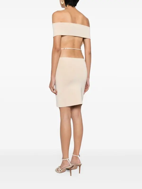 Jacquemus La Robe Cubista Minidress - Yellow