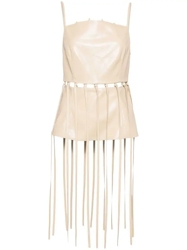 Nanushka Citta Faux-leather Top
