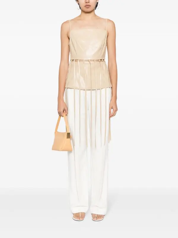 Nanushka Citta Faux-leather Top