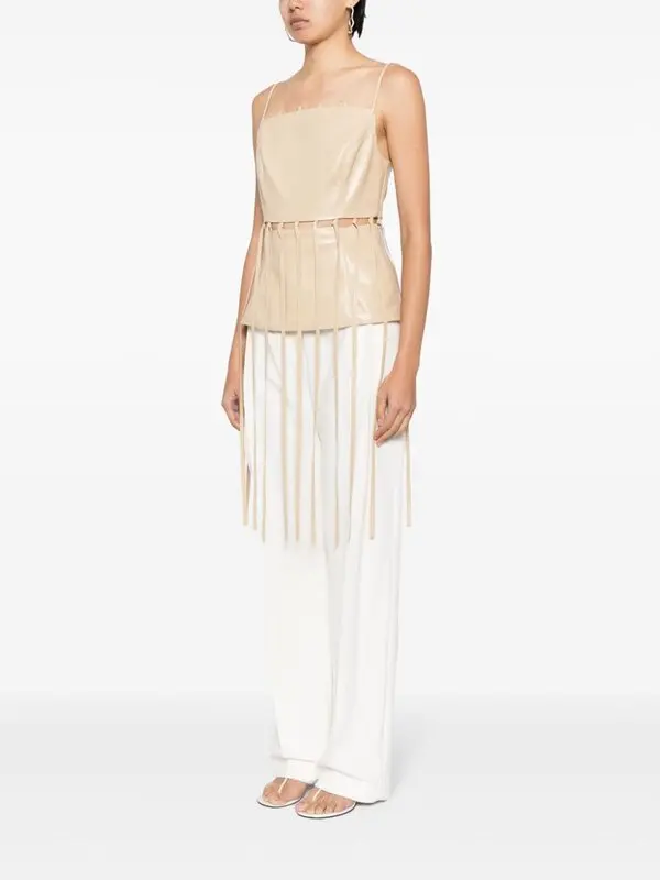 Nanushka Citta Faux-leather Top