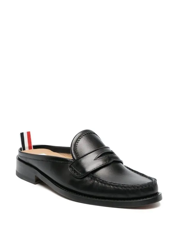Thom Browne Leather Penny Mules