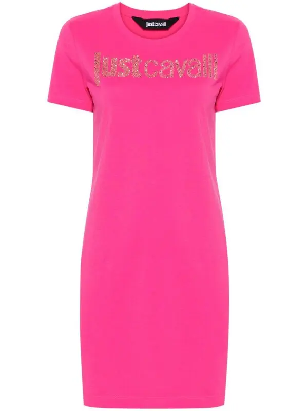 Just Cavalli Logo-embellished Shirt Dress