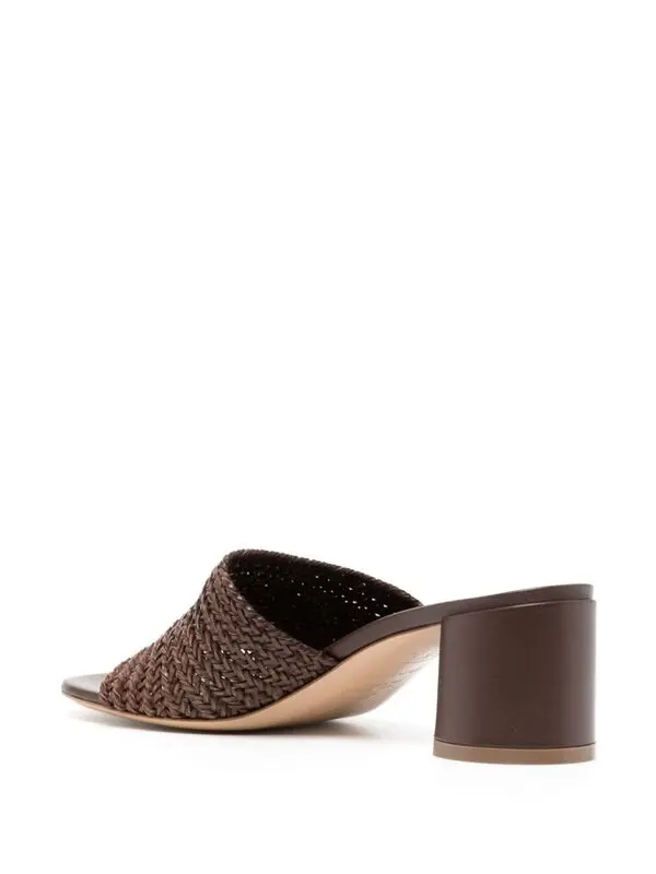 Casadei Hanoi 60mm Woven Mules
