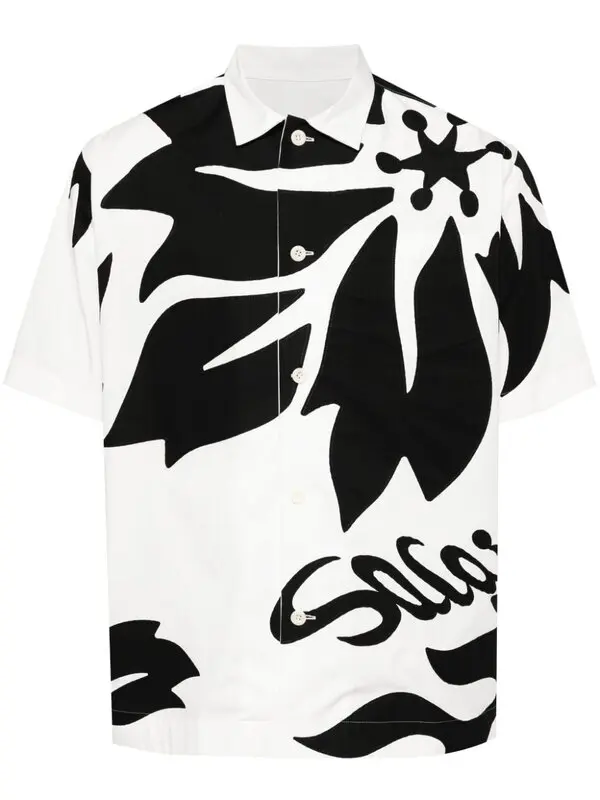 Sacai Floral-print Shirt