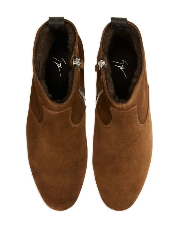 GIUSEPPE ZANOTTI Ron Ankle Boots - Brown