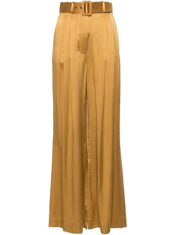 Zimmermann Wide-leg Silk Trousers