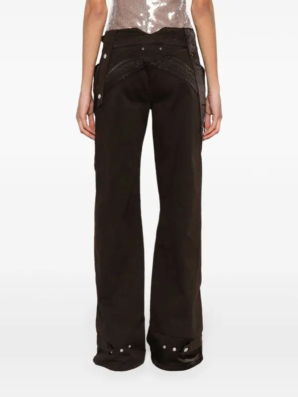 Blumarine Twill Cotton Trousers