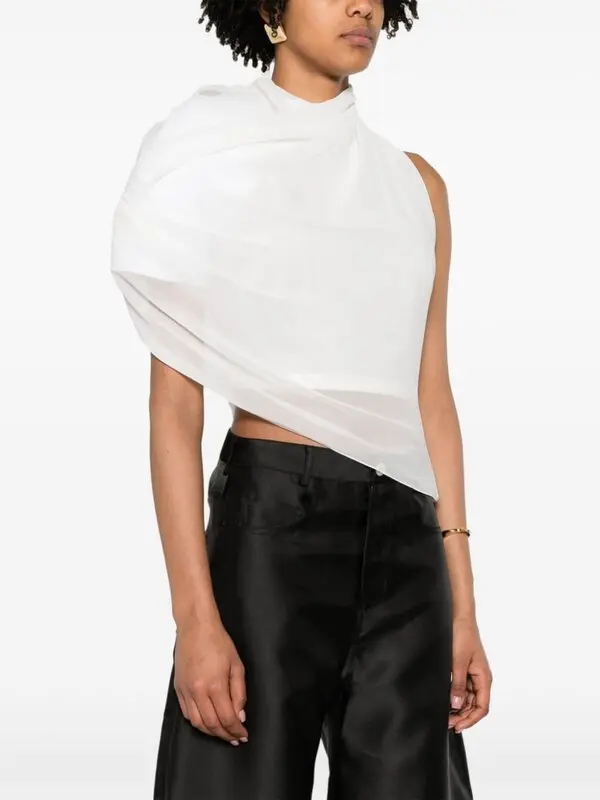 Jacquemus Le Haut Pablo Chiffon Blouse