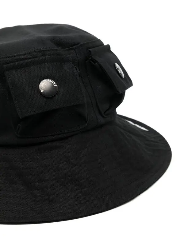 MOSTLY HEARD RARELY SEEN Logo-embroidery Cotton Bucket Hat