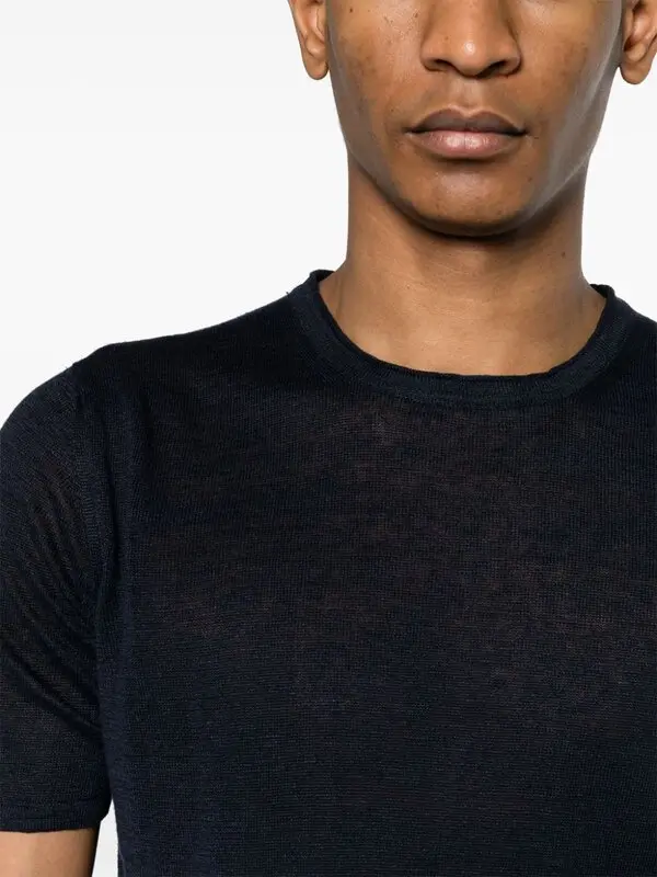 NUUR Short-sleeve Linen Jumper