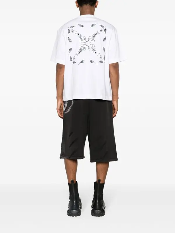 Off-White Bandana Arrow Cotton T-shirt