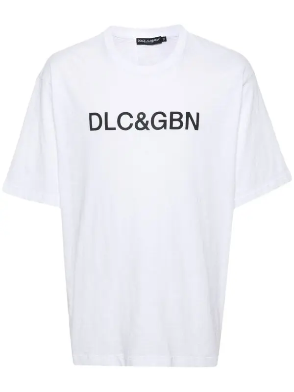 Dolce & Gabbana Logo-print Cotton T-shirt - White