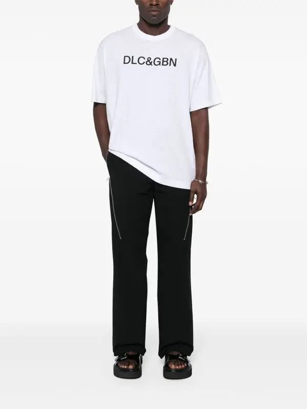 Dolce & Gabbana Logo-print Cotton T-shirt - White