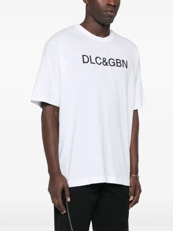 Dolce & Gabbana Logo-print Cotton T-shirt - White