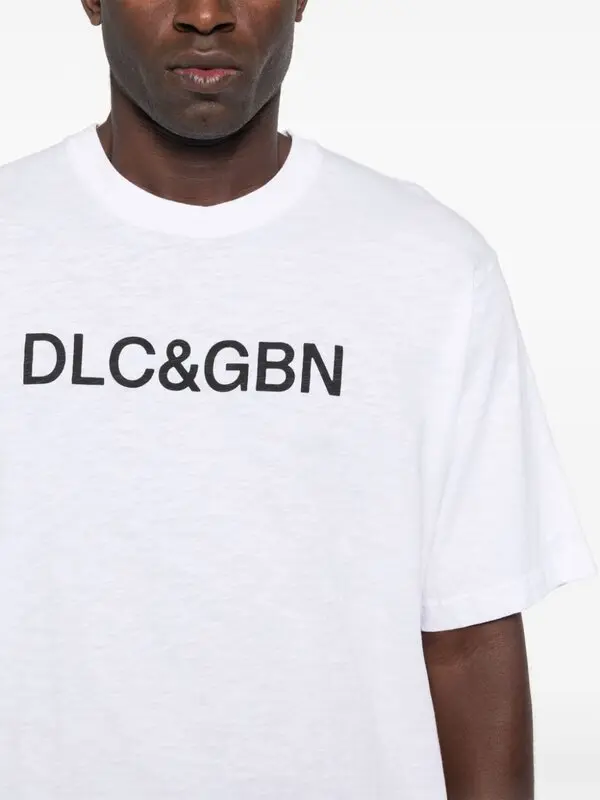 Dolce & Gabbana Logo-print Cotton T-shirt - White