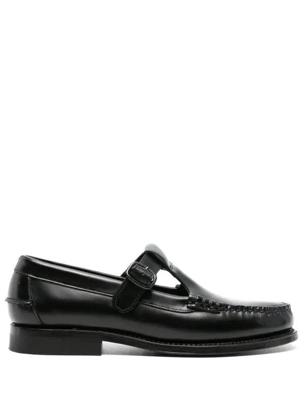 Hereu Alber Leather Loafers - Black