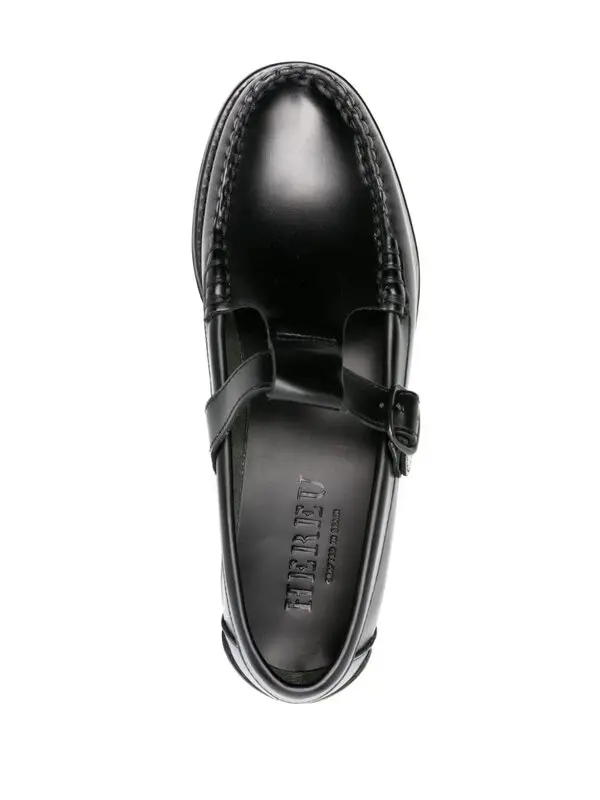 Hereu Alber Leather Loafers - Black