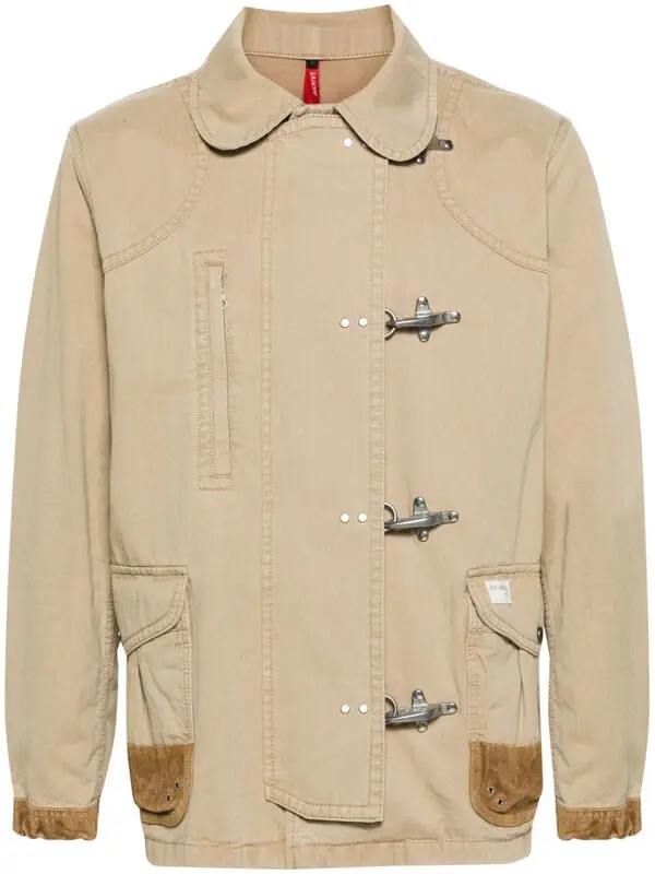 FAY 4 Ganci Cotton Jacket - Neutrals