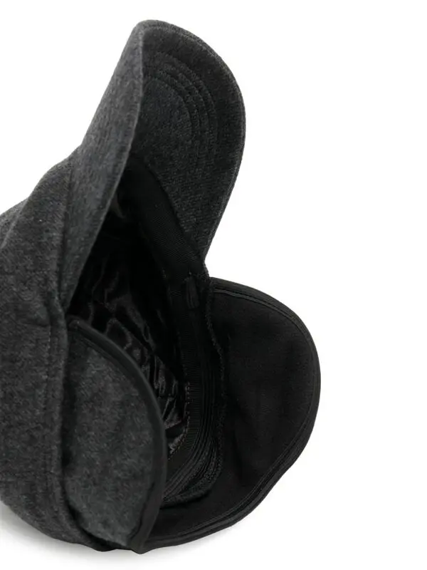 N.peal Cashmere Baseball Cap - Grey
