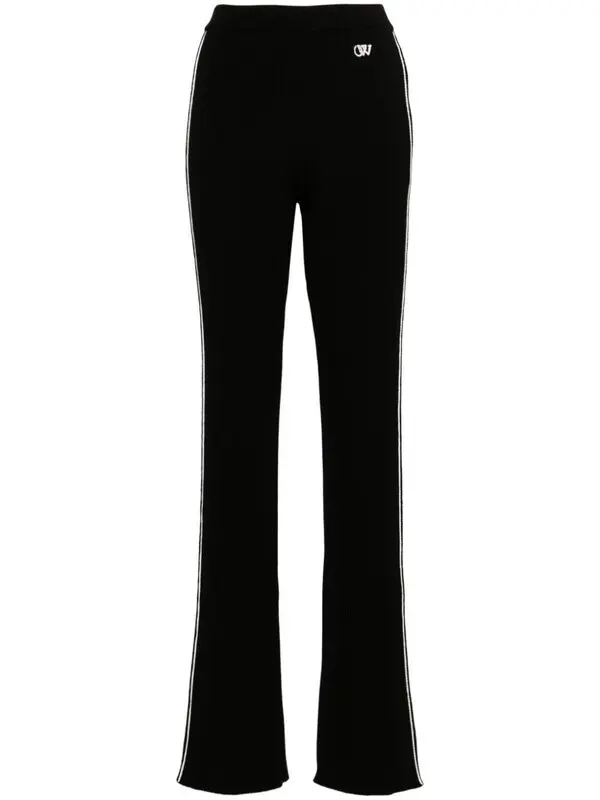 Off-White Side-stripe Flared Trousers